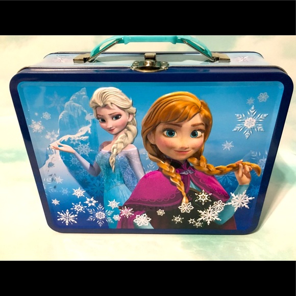 Disney | Bags | Disneys Frozen Vtg Metal Embossed Tote Box Nwt | Poshmark